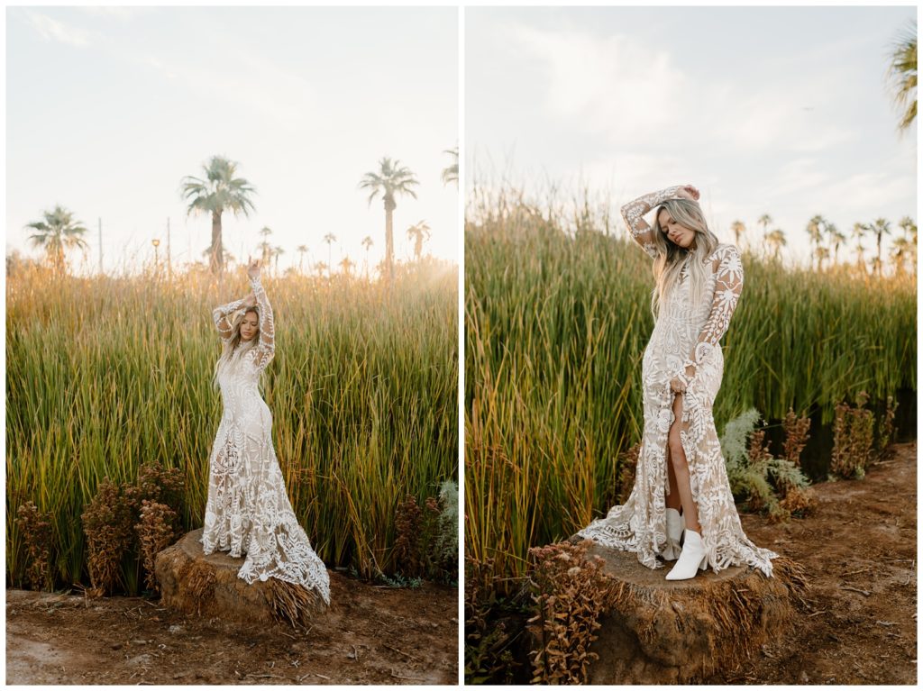 Boho Phoenix Bridal Session by Destination Elopement Photographer