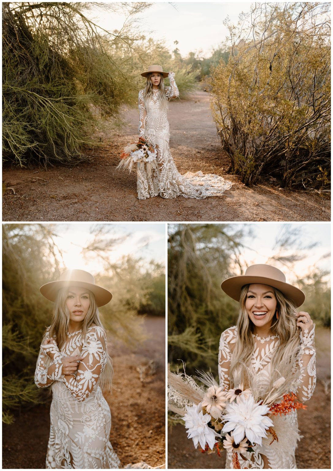 Boho Phoenix Bridal Session by Destination Elopement Photographer