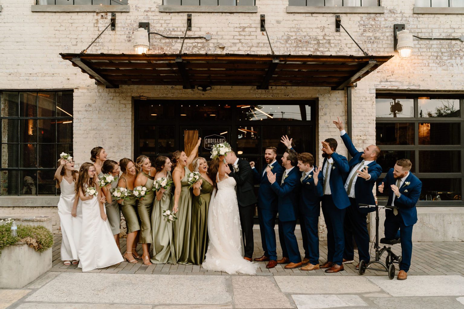 Dreamy Wedding Day At Cadillac Service Garage - kayliphotography.com