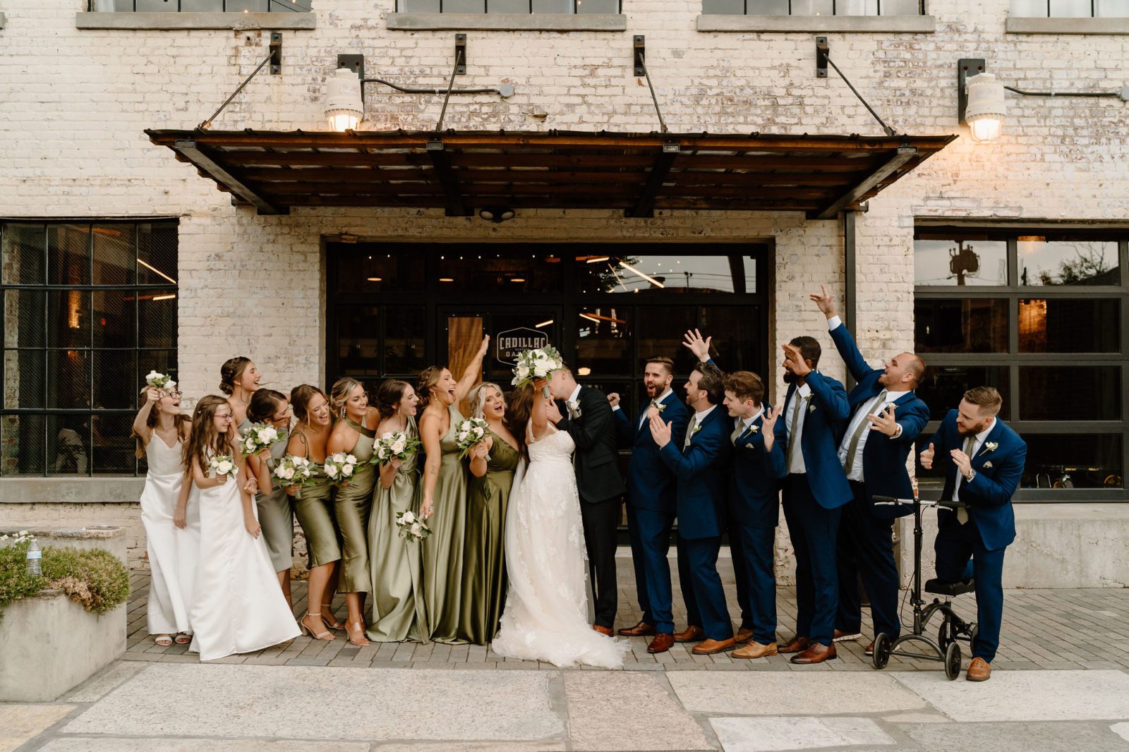 Dreamy Wedding Day At Cadillac Service Garage - kayliphotography.com