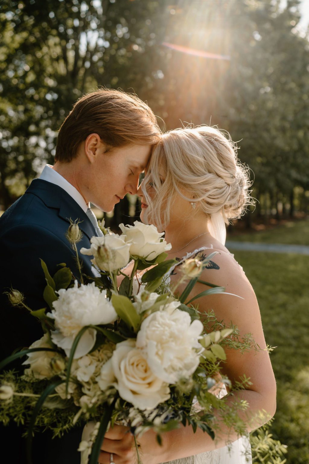 A Romantic Outdoor Wedding Day At Long Acres Barn In North Carolina ...