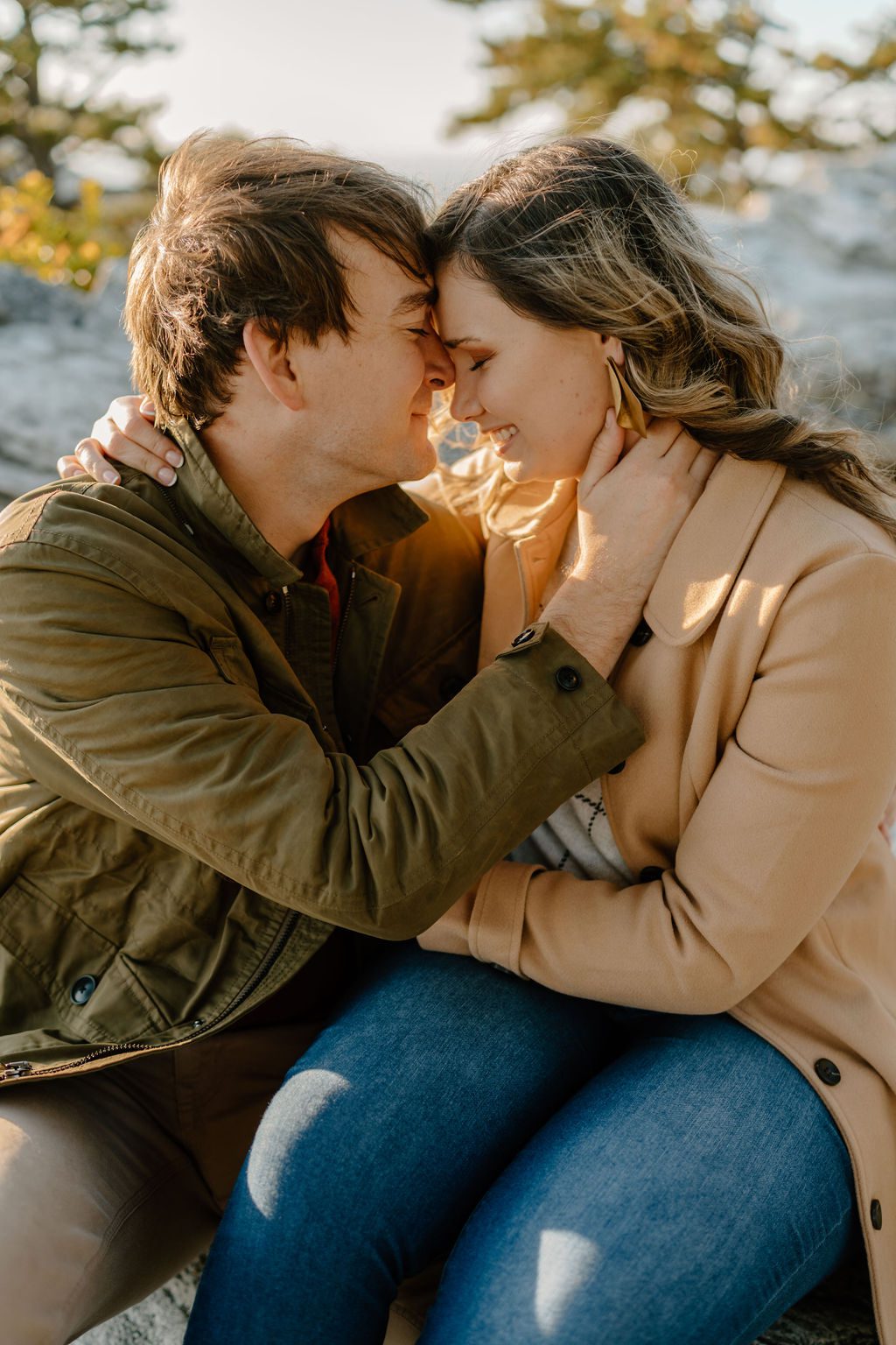 Adventure Engagement Photos At Hanging Rock In NC - kayliphotography.com